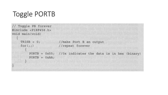 Lecture 06 pic programming in c | PPT