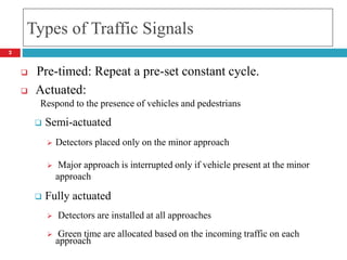 Lecture 06 Signalized Intersections (Traffic Engineering هندسة المرور ...