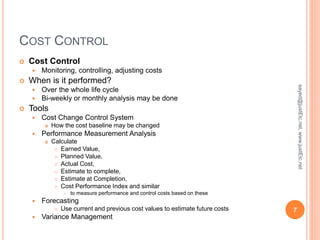 Lecture 06 project_cost_management | PPT | Free Download