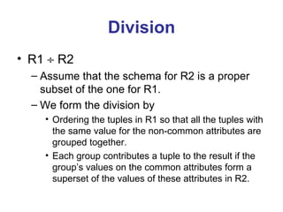Lecture 06 relational algebra and calculus | PPT