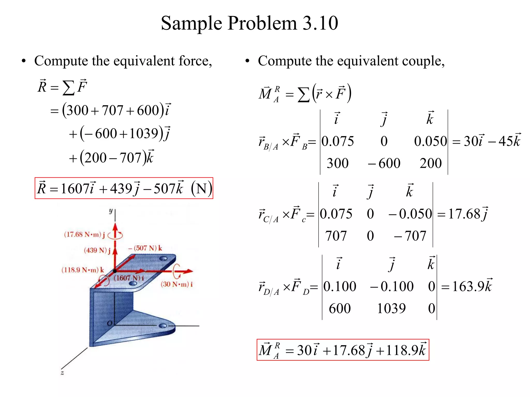 Lecture Statics Moments of Forces | PDF