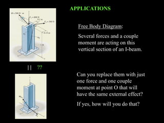Lecture Statics Moments of Forces | PDF