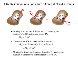 Lecture Statics Moments of Forces | PDF