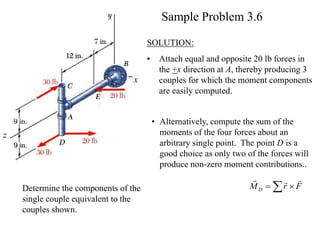 Lecture Statics Moments of Forces | PDF