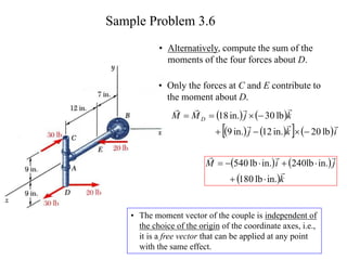 Lecture Statics Moments of Forces | PDF