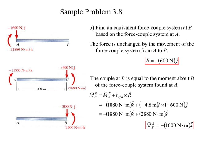 Lecture Statics Moments of Forces | PDF | Physics | Science