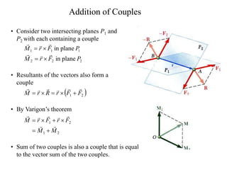 Lecture Statics Moments of Forces | PDF