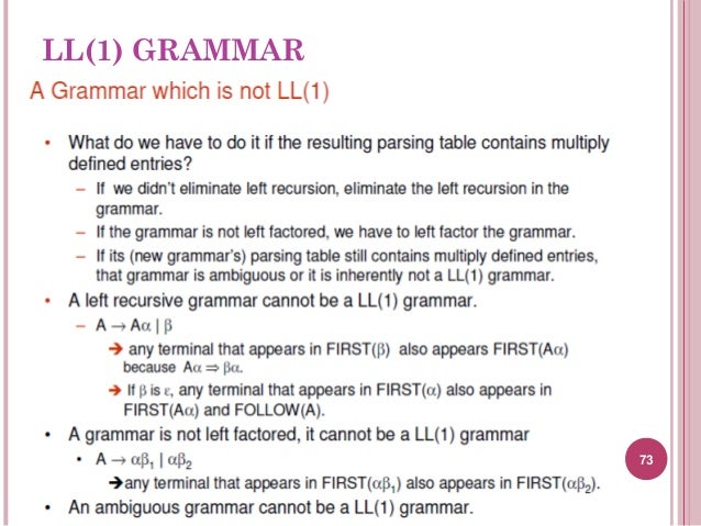 Lecture 06 syntax analysis 3