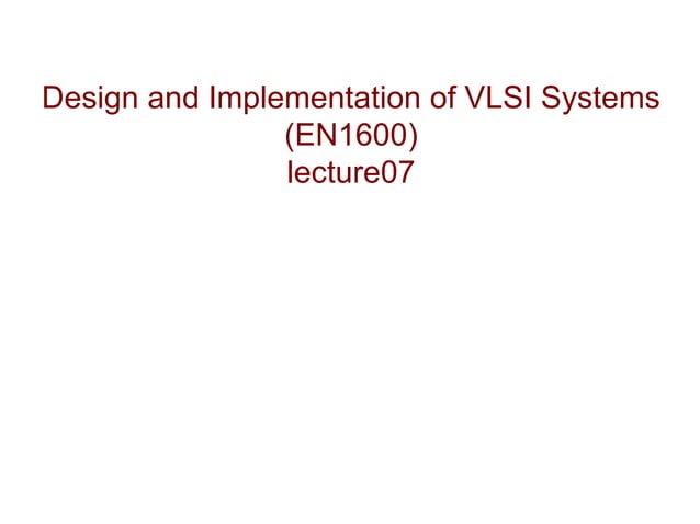 Lecture07 | PPT