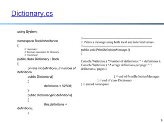 Visula C# Programming Lecture 7 | PPT