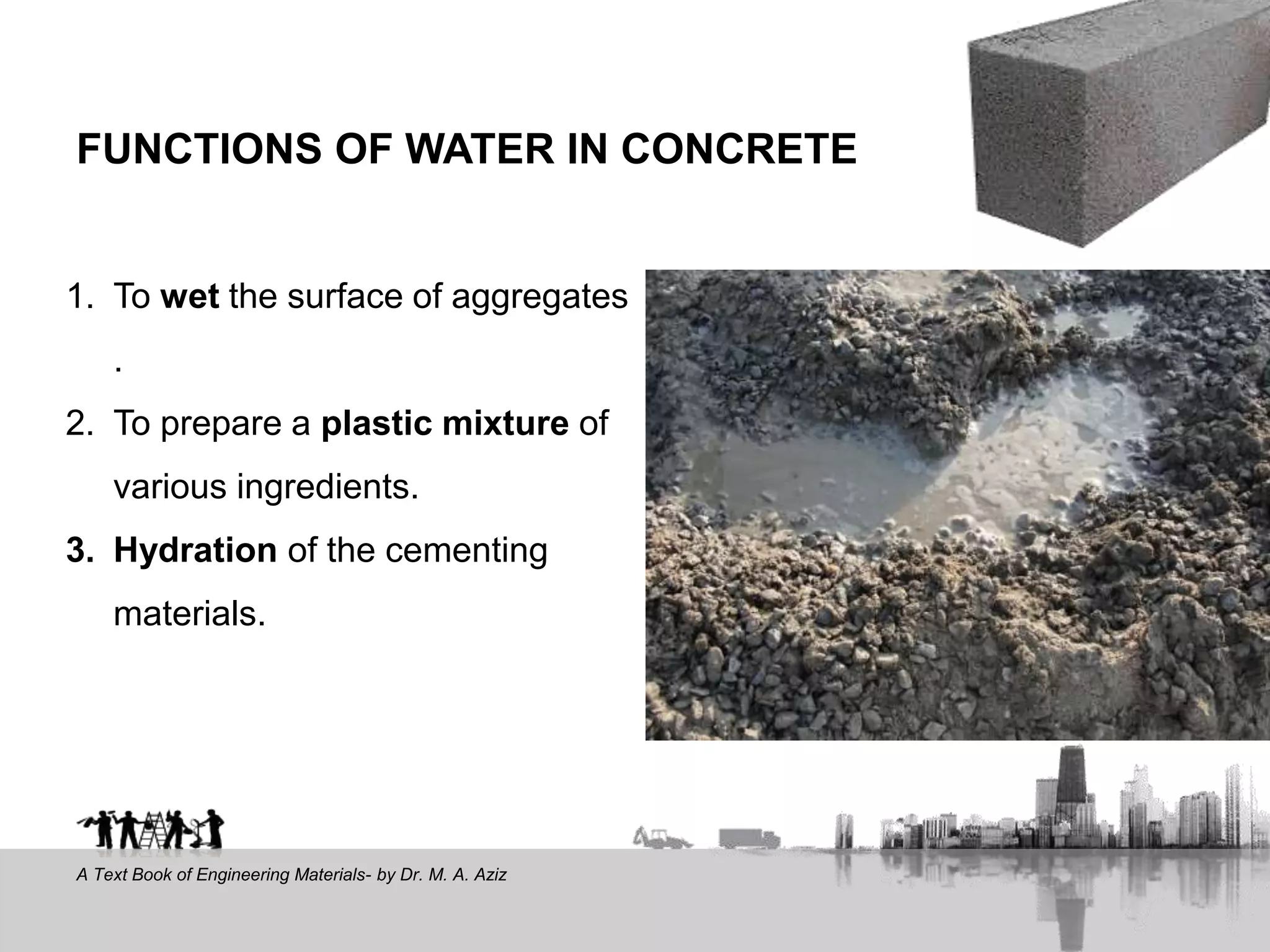 Concrete as Building material | PPTX