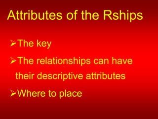 Degree of relationships in DBMS and cardinality | PPT