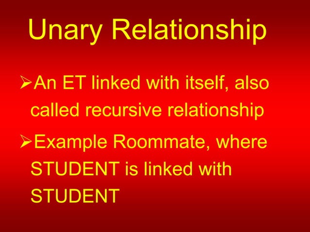 Degree of relationships in DBMS and cardinality | PPT | Databases ...