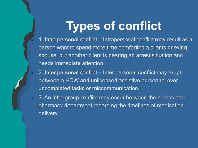 Conflict management in healthcare Organisation | PPT | War and Conflicts