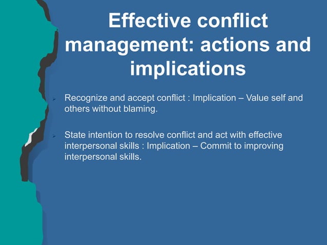 Conflict management in healthcare Organisation | PPT | War and Conflicts