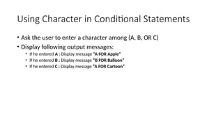 Conditions in C++ PowerPoint Presentation | PPTX