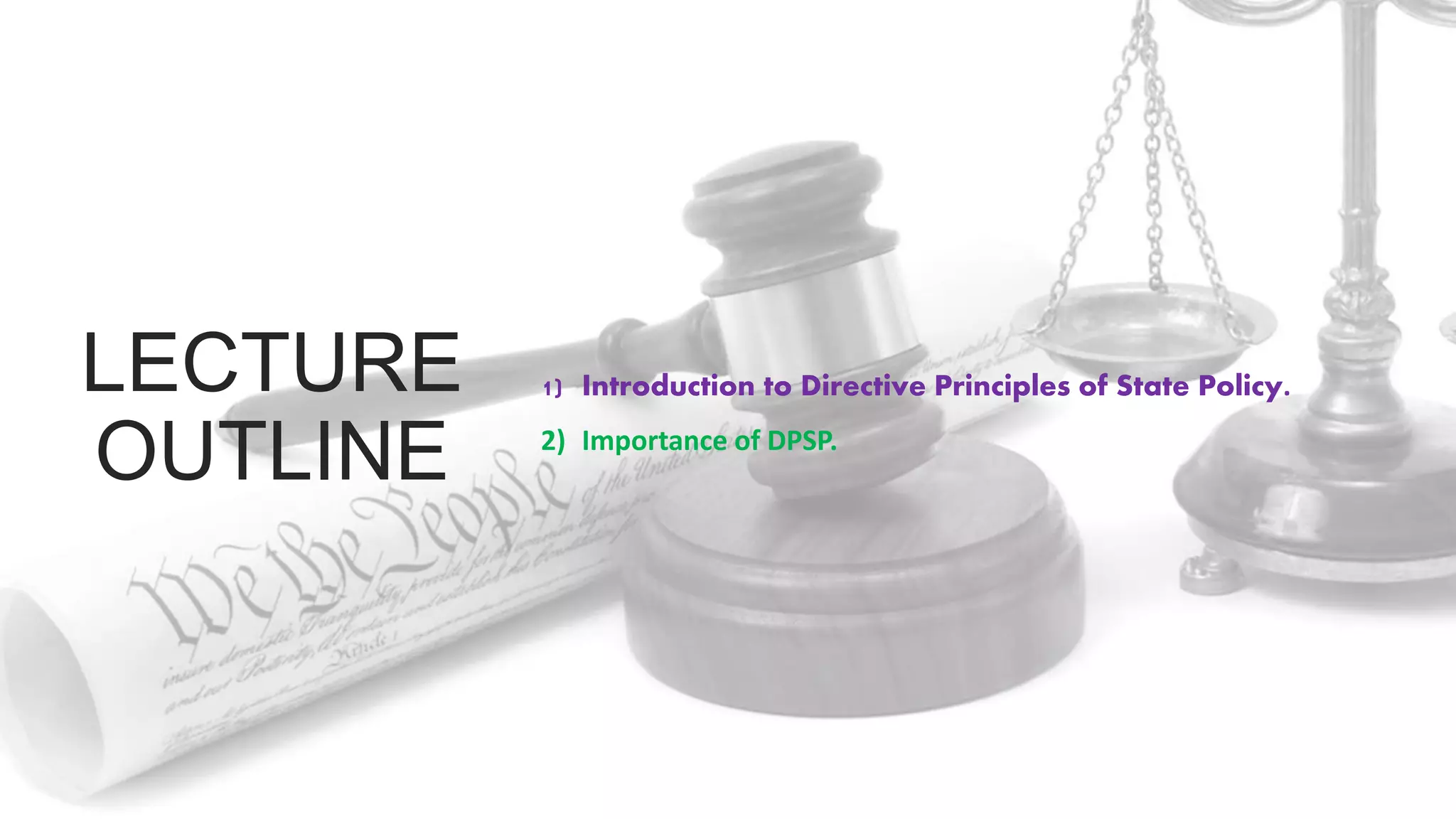 Lecture 07 directive principle | PPT
