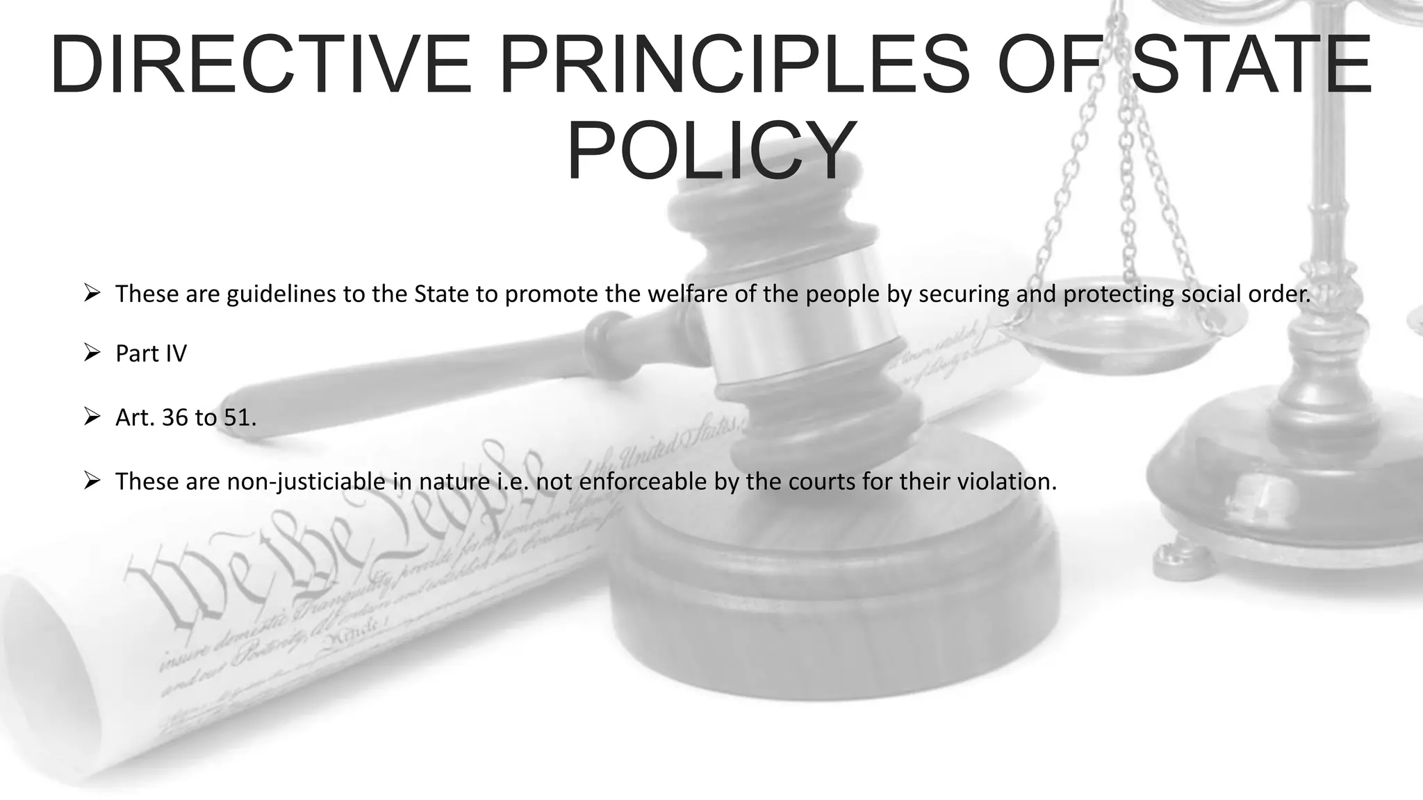 Lecture 07 directive principle | PPT