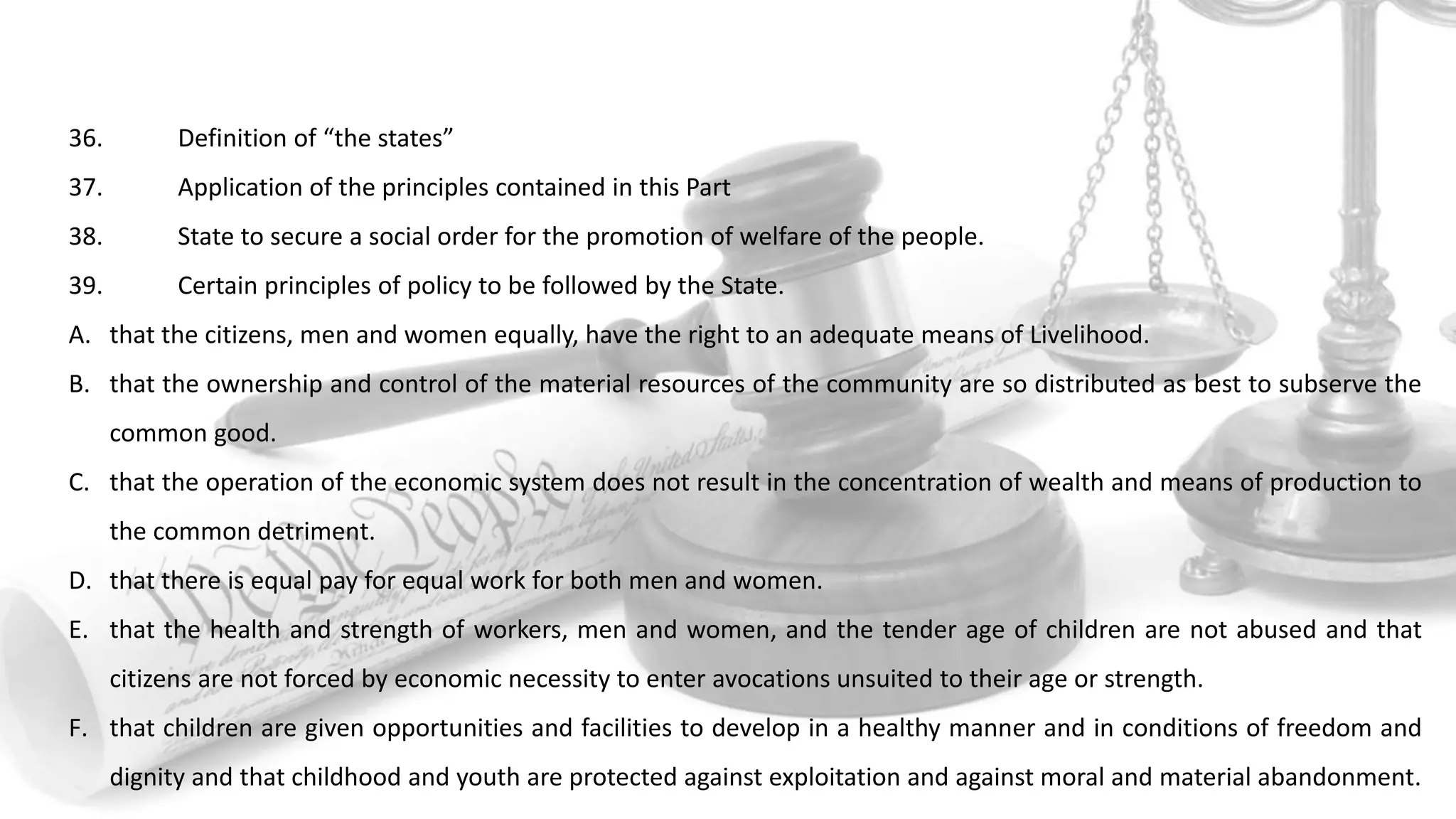 Lecture 07 directive principle | PPT