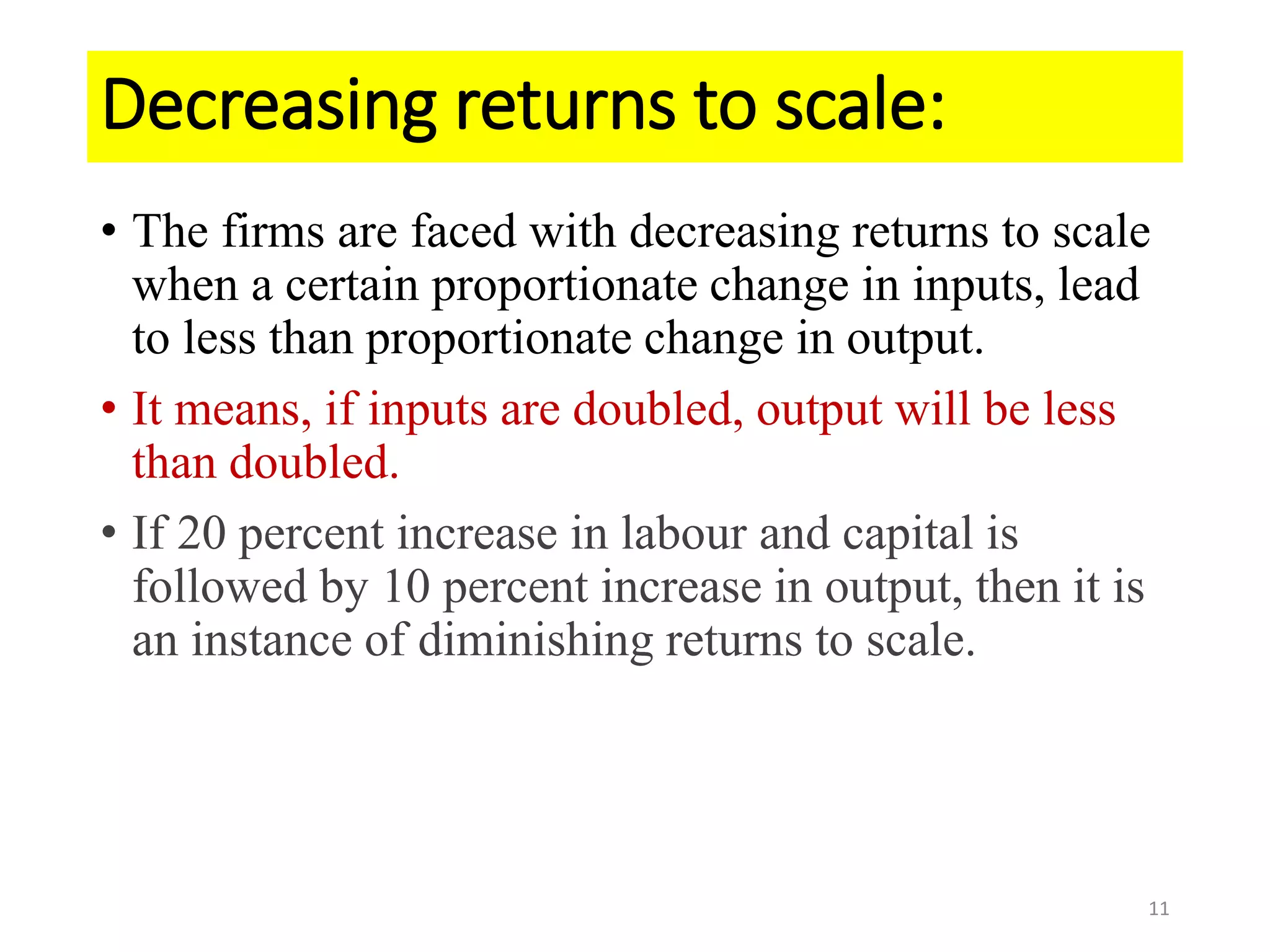 Lecture 07 returns to scale | PPT