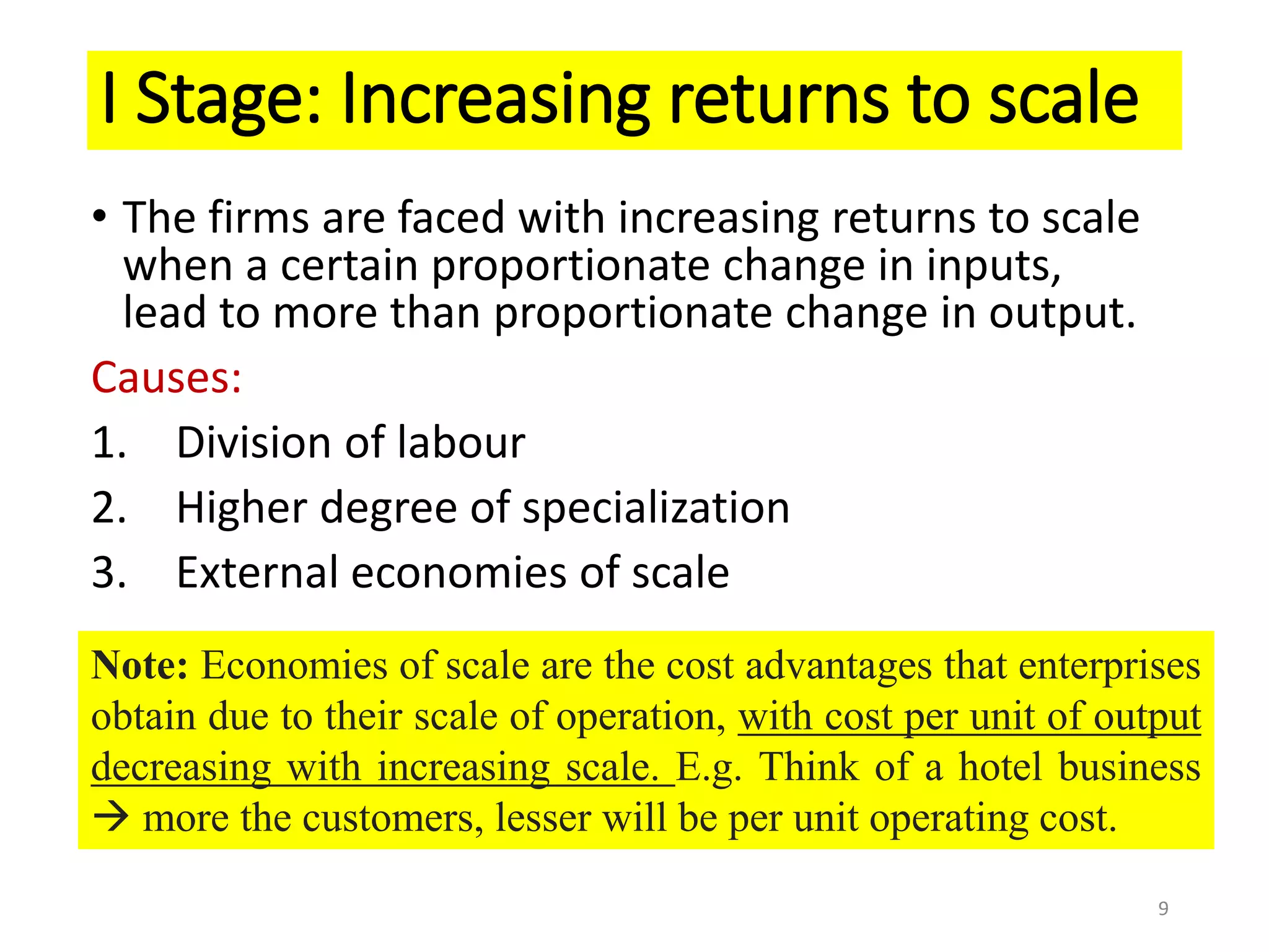 Lecture 07 returns to scale | PPT