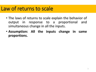 Lecture 07 returns to scale | PPT