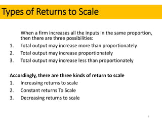 Lecture 07 returns to scale | PPT