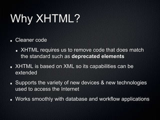 Lecture07 ASDFASFA ASD ASD SDS XHTML.ppt