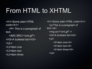Lecture07 ASDFASFA ASD ASD SDS XHTML.ppt