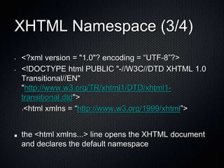 Lecture07 ASDFASFA ASD ASD SDS XHTML.ppt