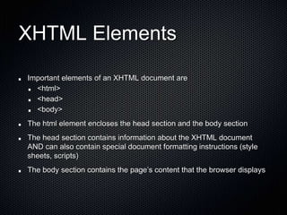 Lecture07 ASDFASFA ASD ASD SDS XHTML.ppt