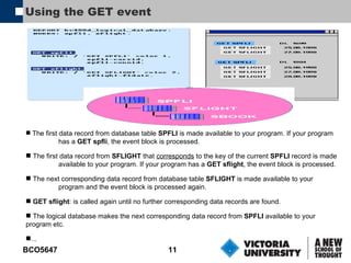 Lecture07 abap on line | PPT | Databases | Computer Software and Applications