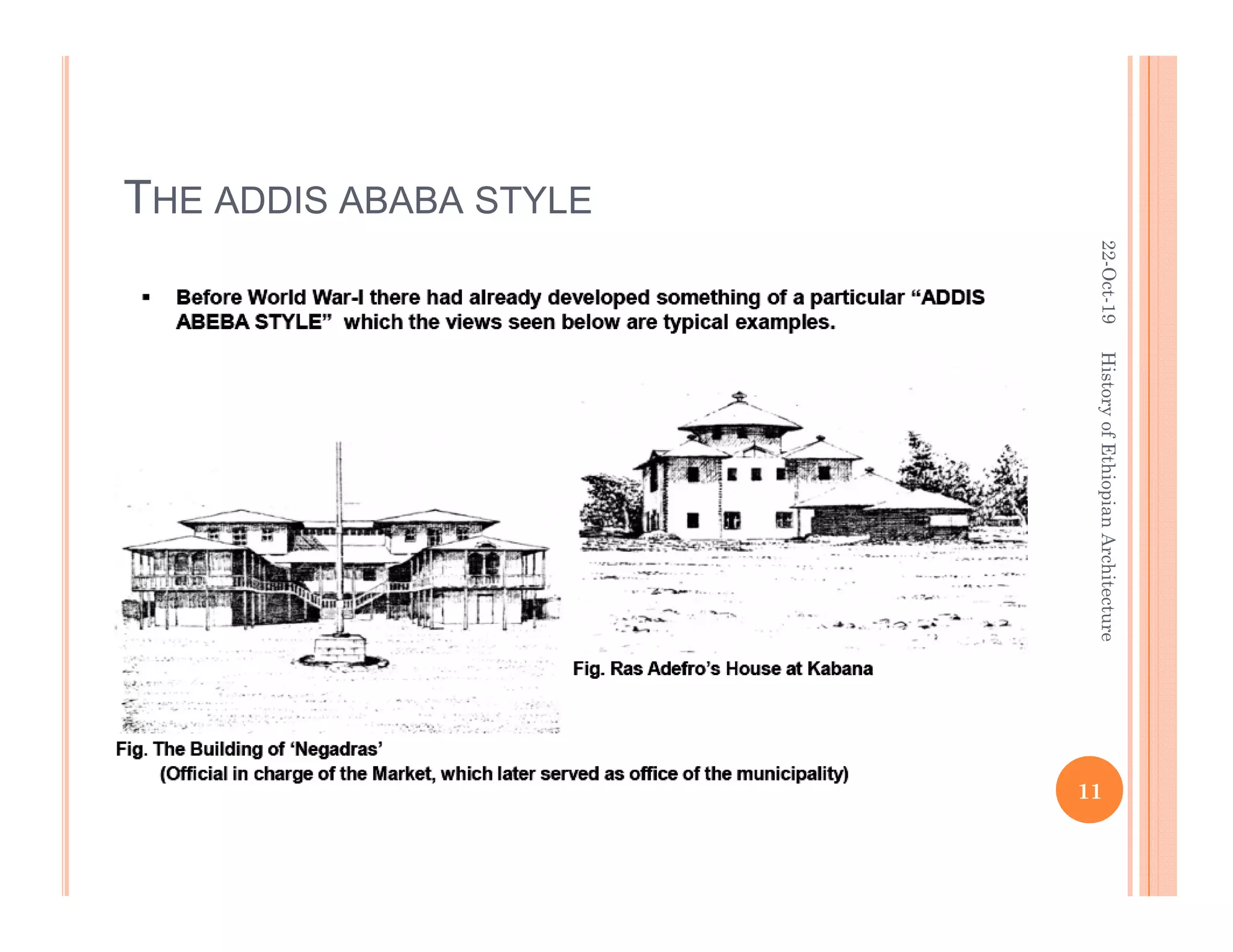 History of Ethiopian Architecture, Addis Ababa and its Architectural ...