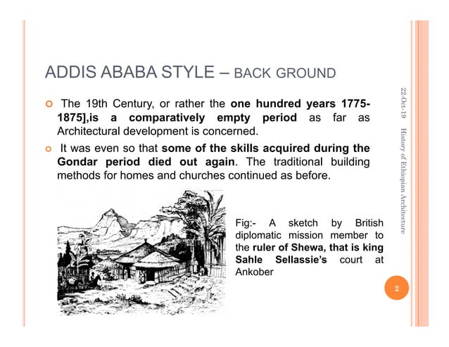 History of Ethiopian Architecture, Addis Ababa and its Architectural ...