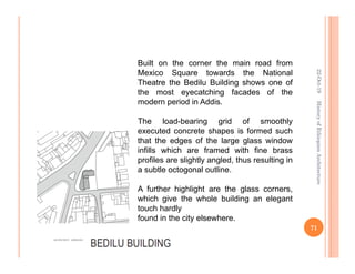 History of Ethiopian Architecture, Addis Ababa and its Architectural ...