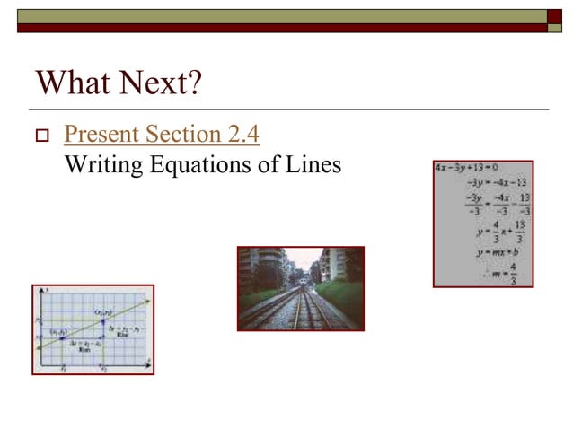 Lecture 07 a rate of change slope | PPT
