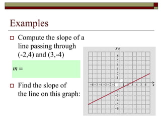 Lecture 07 a rate of change slope | PPTX