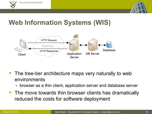 DBMS Architectures and Features - Lecture 7 - Introduction to Databases (1007156ANR) | PPT
