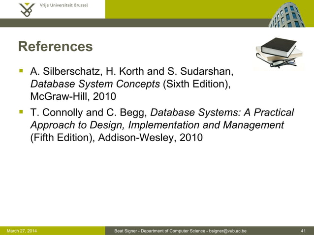Dbms Architectures And Features Lecture 7 Introduction To Databases 1007156anr Ppt