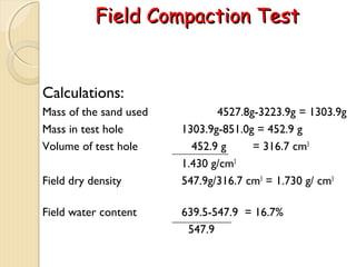 Compaction and Drainability 01 | PPT
