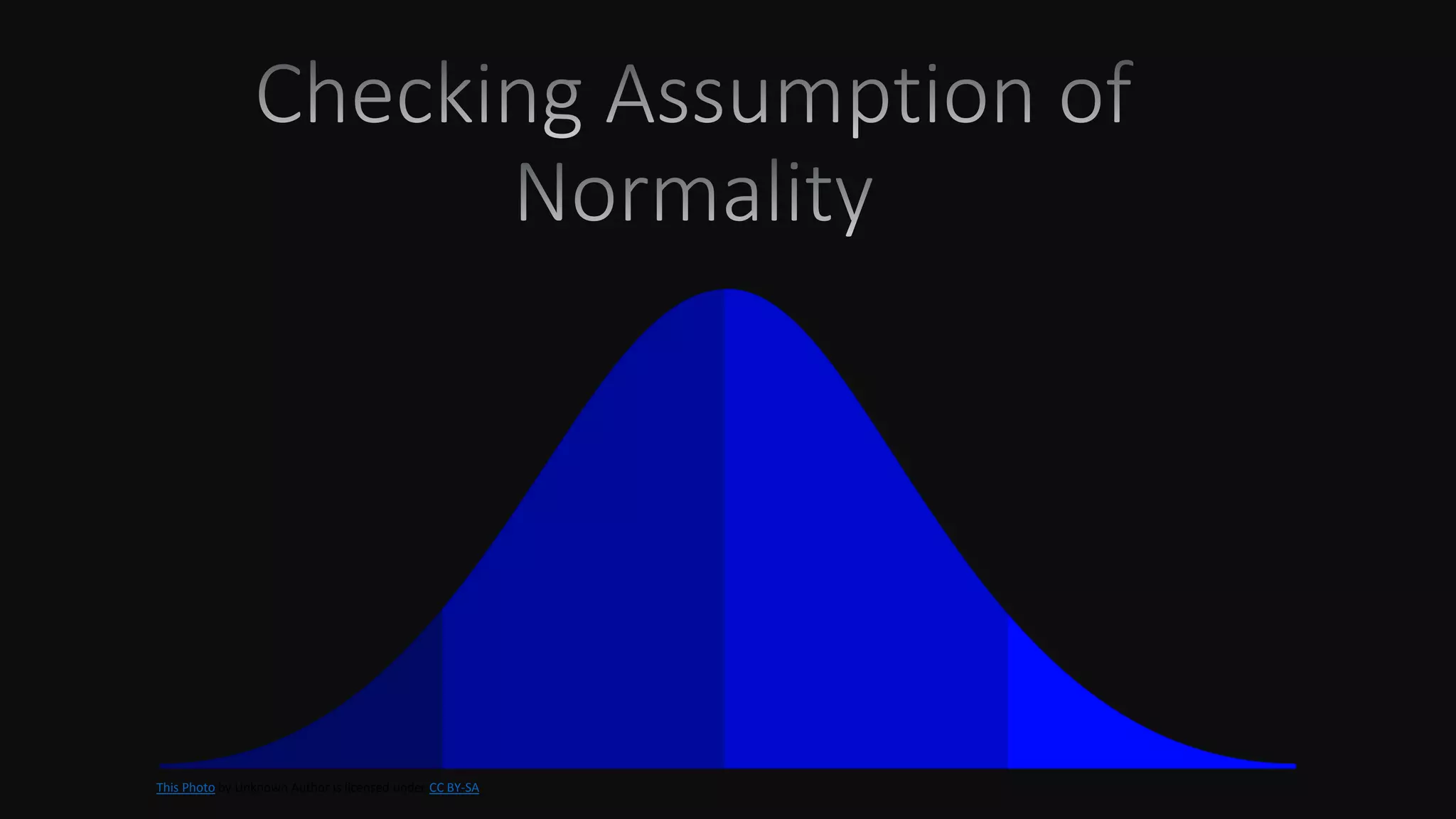 Checking assumption of normality | PPTX
