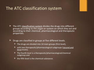 Lecture 07 classes of drugs | PPT