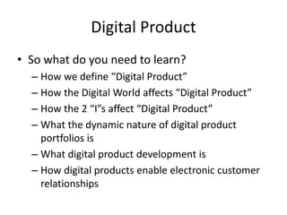 Lecture 07 Digital Product | PPTX