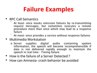 Lecture07_FaultTolerance in parallel and distributed | PPT