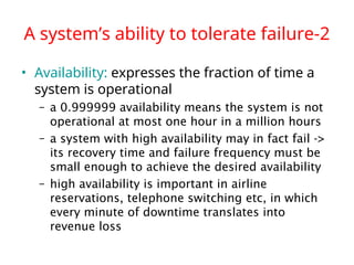 Lecture07_FaultTolerance in parallel and distributed | PPT