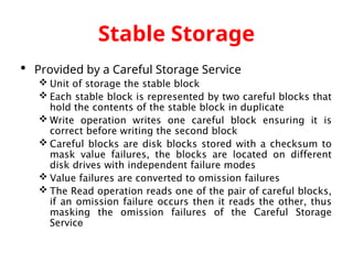 Lecture07_FaultTolerance in parallel and distributing | PPT