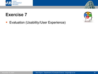 HCI Research Methods - Lecture 7 - Human-Computer Interaction (1023841ANR) | PPT
