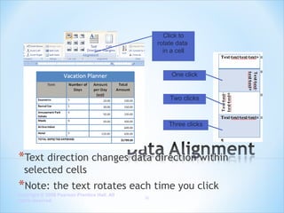 MS Word 2007 insert tables | PPT