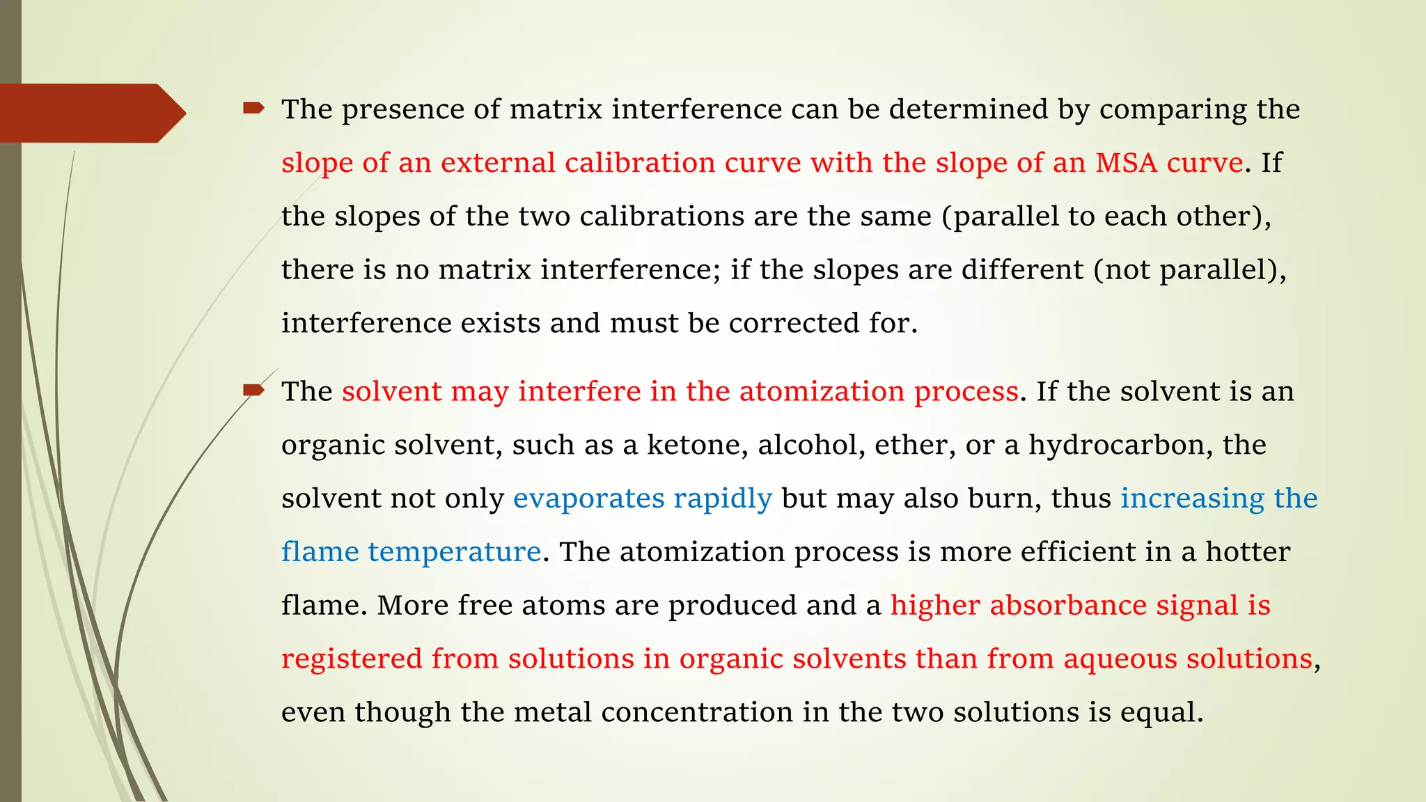 Lecture 07; non spectral interferences by Dr. Salma Amir | PPTX