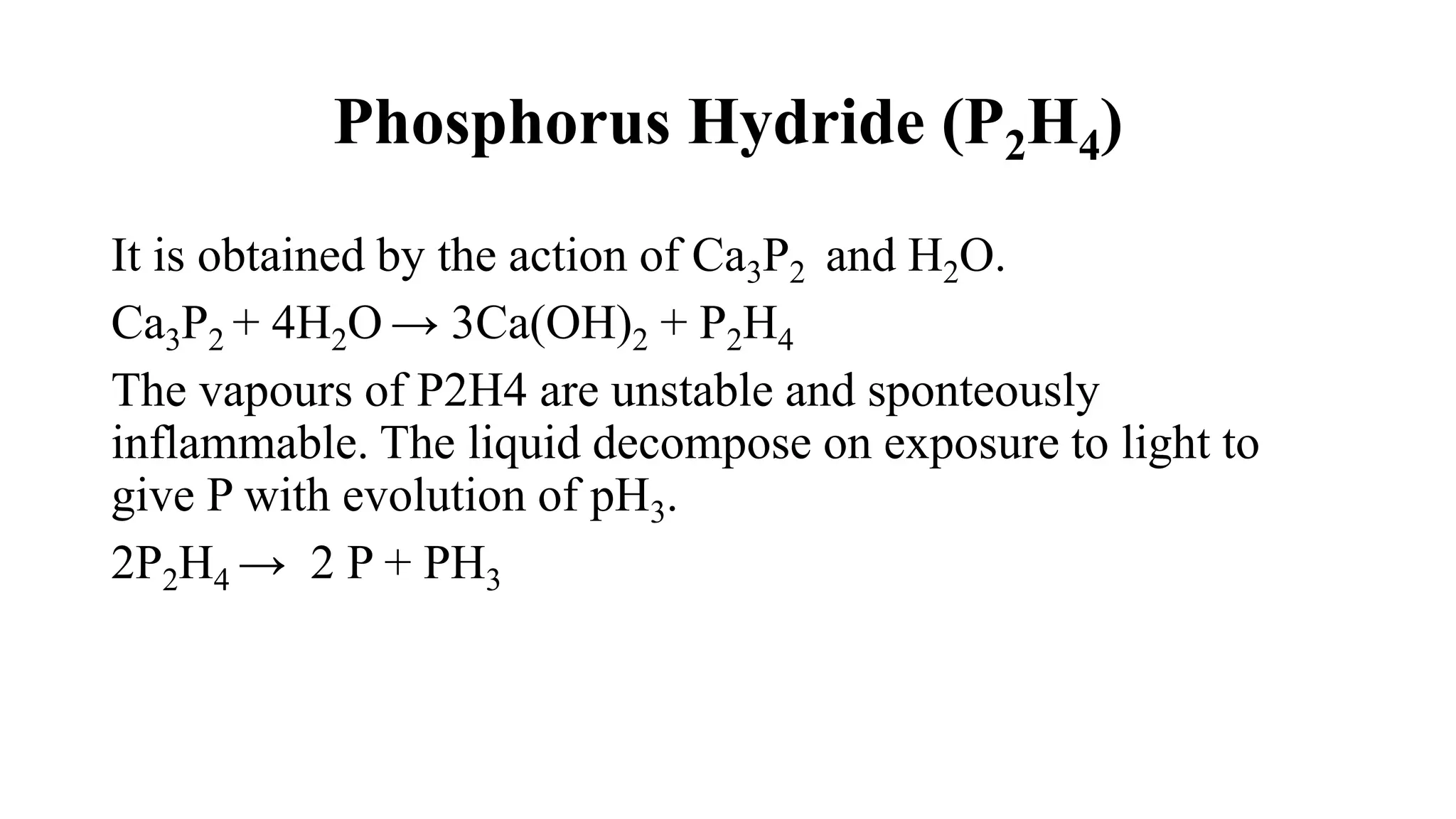 Lecture # 07 Synthesis and Industrial Applications of Phosphorus ...